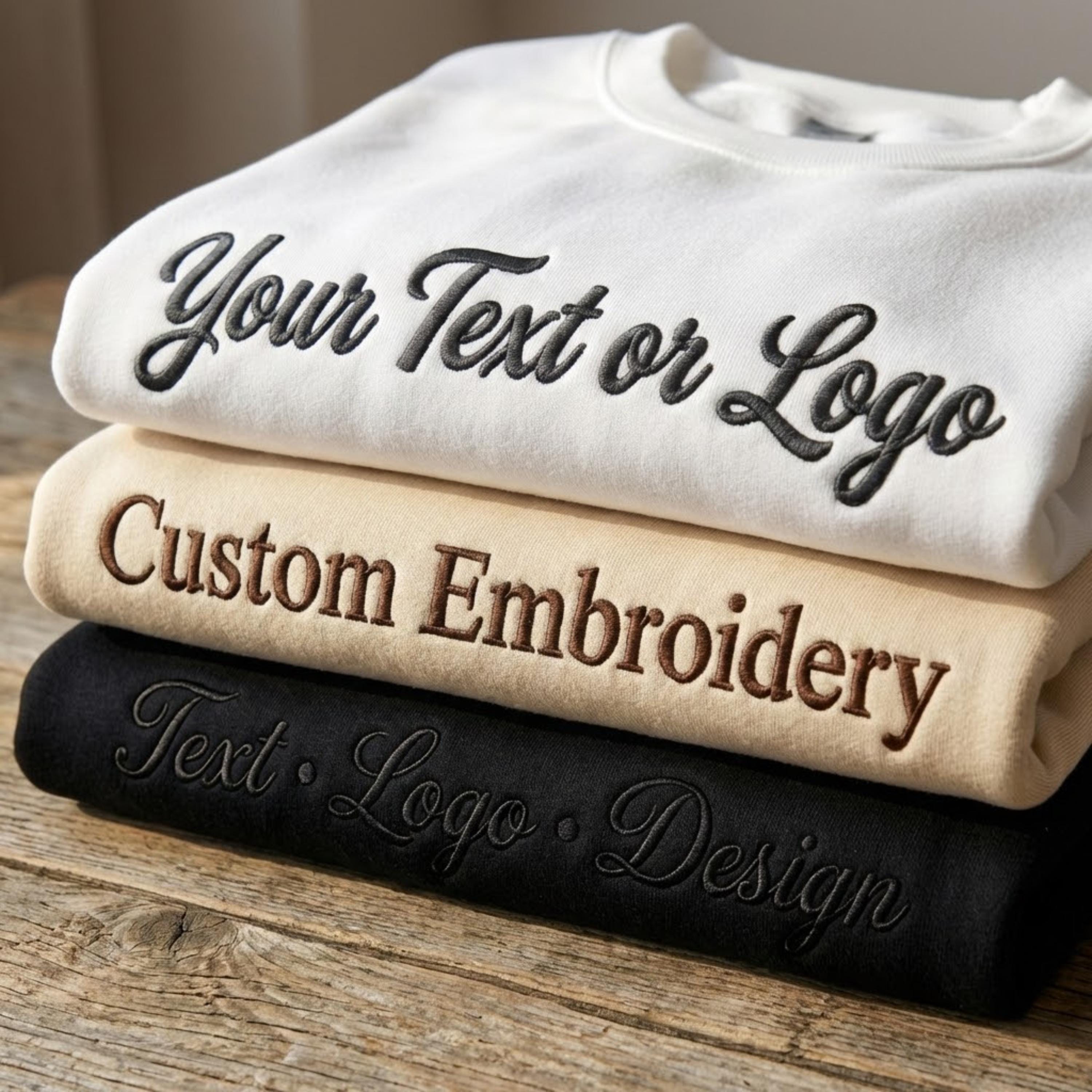 Embroidery, Custom Embroidered Tees, Sweatshirt, Personalized Hoodies ...