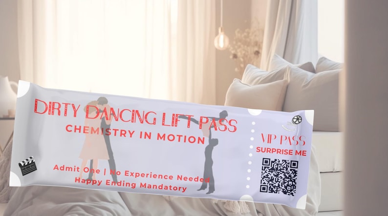 Dance Date Night 2x Ticket AND VIP PASS Printable | Romantic Lift ...