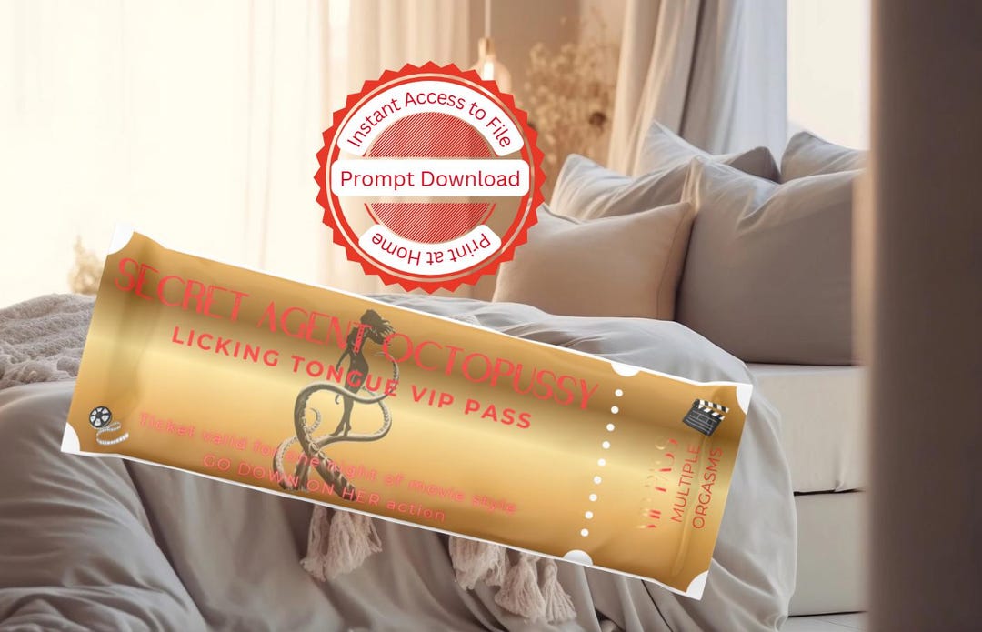 Secret Agent Date Night Husband Ticket, Licensed to Indulge Boyfriend ...
