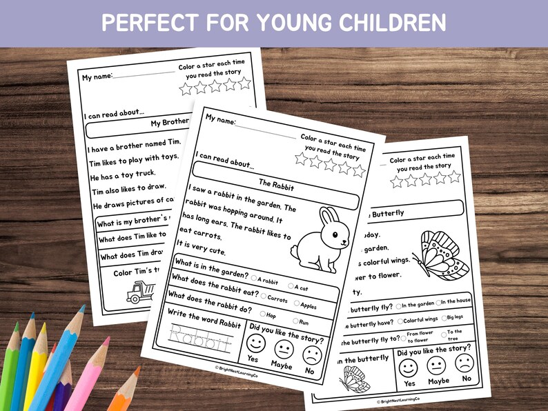 Reading Comprehension Printable - Kindergarten - First Grade ...