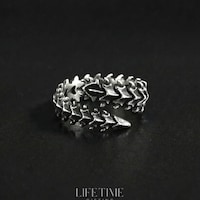 925 Sterling Silver Hannya Ring / Devil Ring / Evil Ring / Skull Ring ...