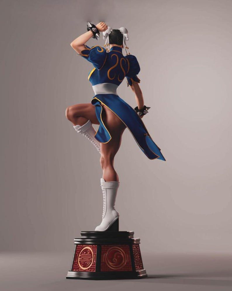 Chun Li - STL Model for Resin Printer Figure 3D Printing - High Quality ...