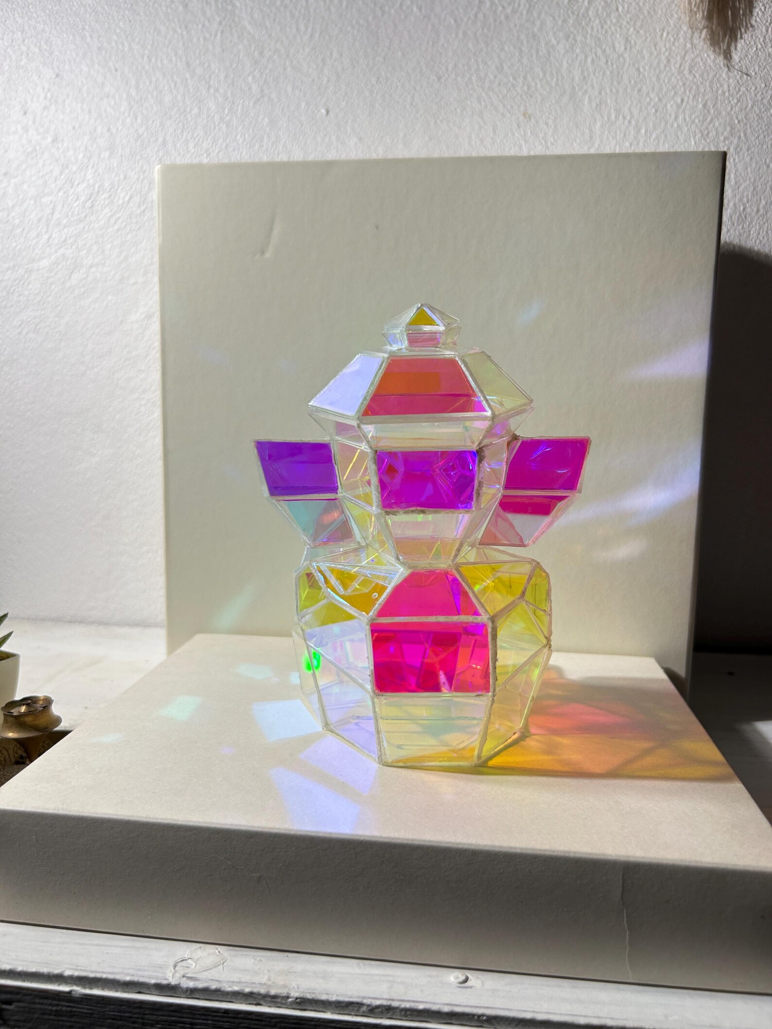 Limited Edition Iridescent Ganesh Geometric Sculpture - Etsy