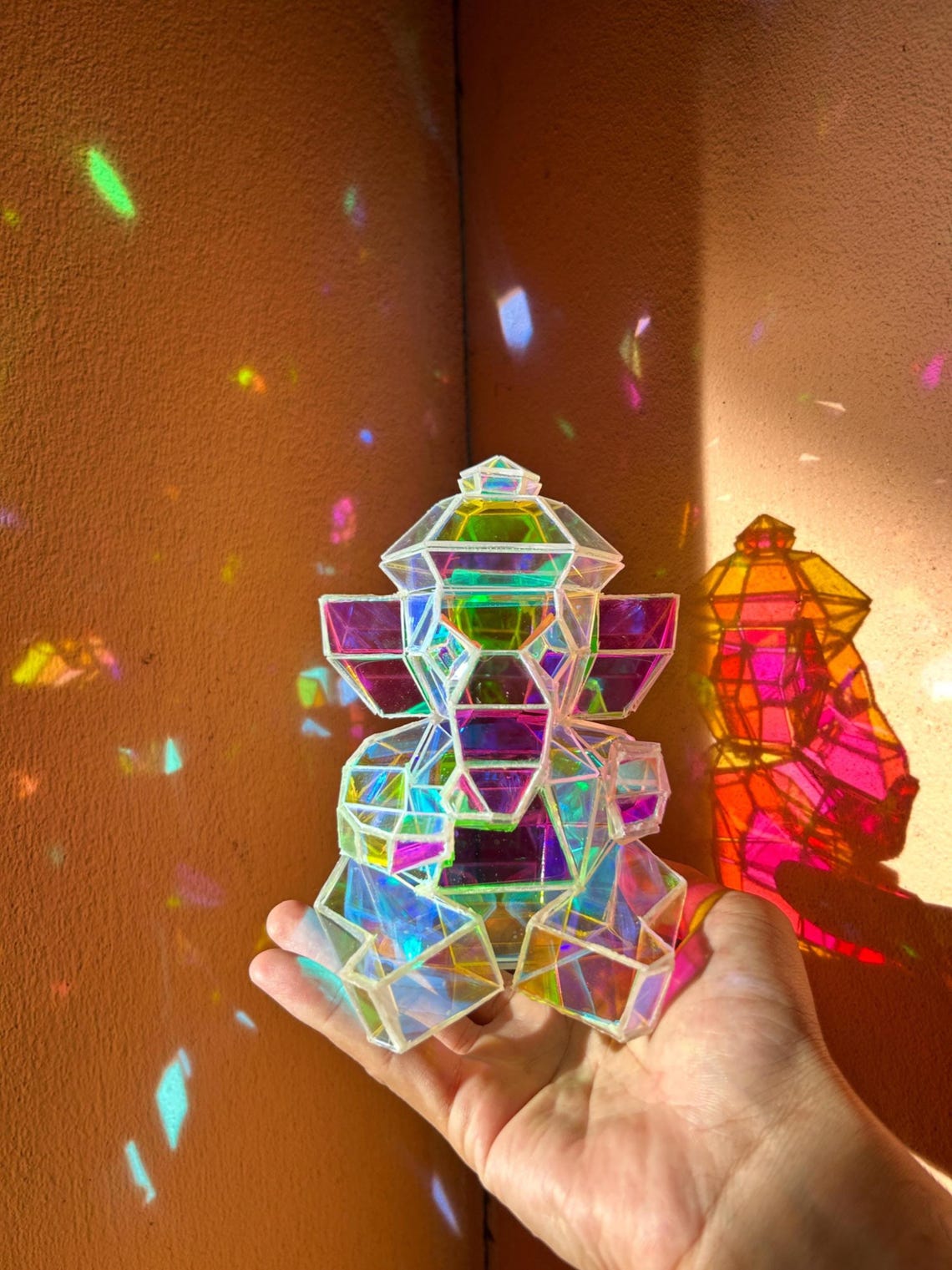 Limited Edition Iridescent Ganesh Geometric Sculpture - Etsy