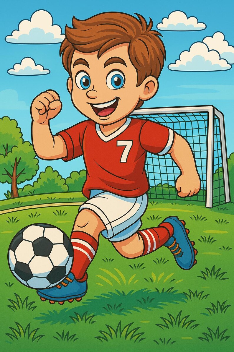 Football Coloring Page for Children – Sports Mandala to Print ...