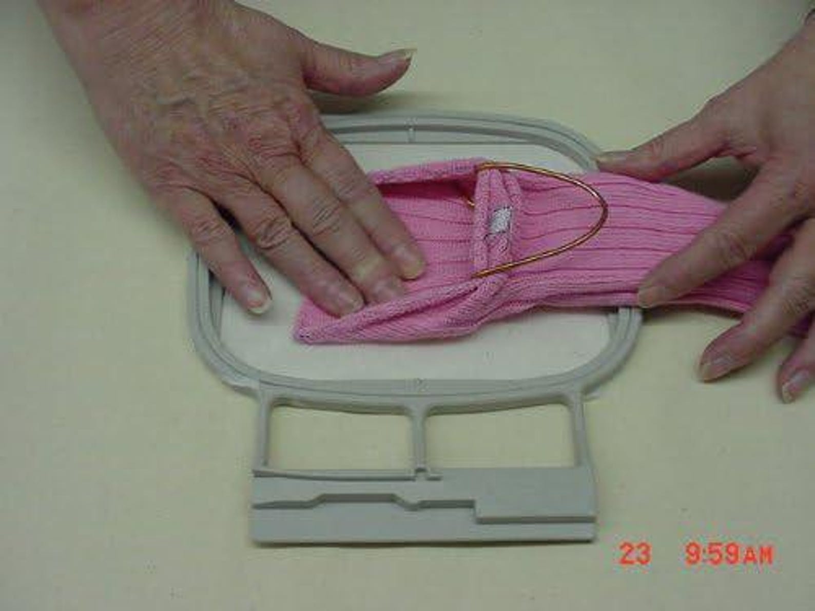 Set of 2 Sock Easy Embroidery Machine Hooping Aid / Hoops - Great for ...