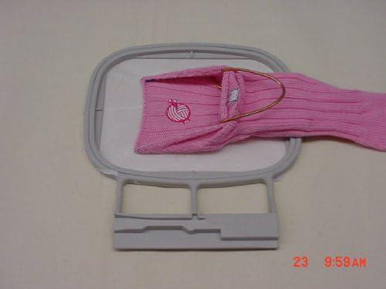 Set of 2 Sock Easy Embroidery Machine Hooping Aid / Hoops - Great for ...