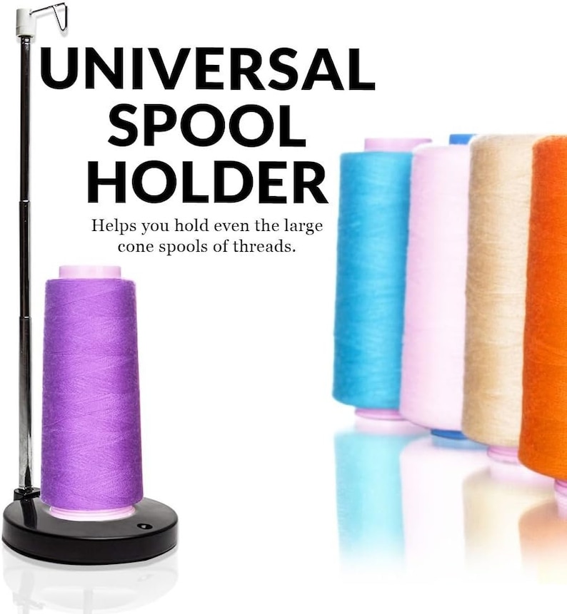 Embroidex Adjustable Single Thread Spool Holder, Sewing Thread Holder ...