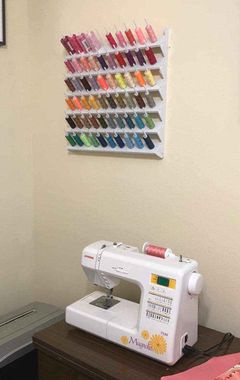 Deluxe 60 Spook Cone Thread Stand, Sewing Thread Organizer, Thread Rack ...