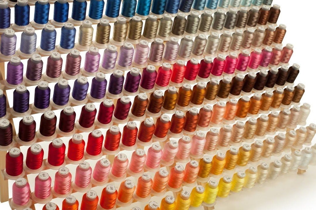 Embroidery Machine Thread, 260 Thread Spools, Polyester Embroidery ...
