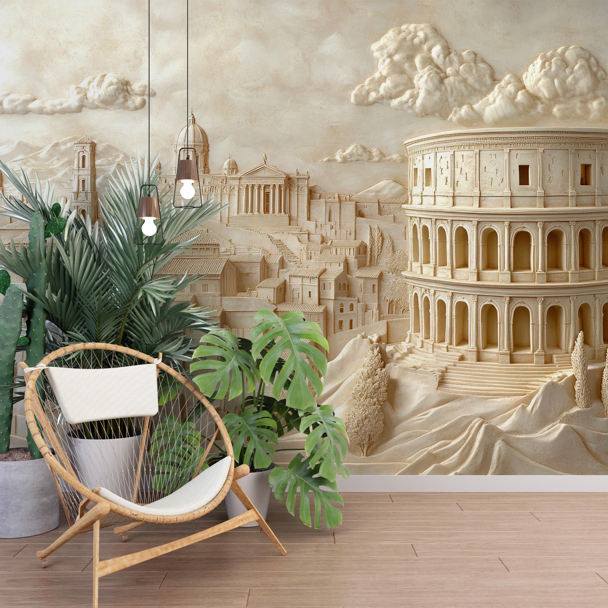 3D Rome Peel and Stick Travel Wallpaper Mural – Removable Classical ...
