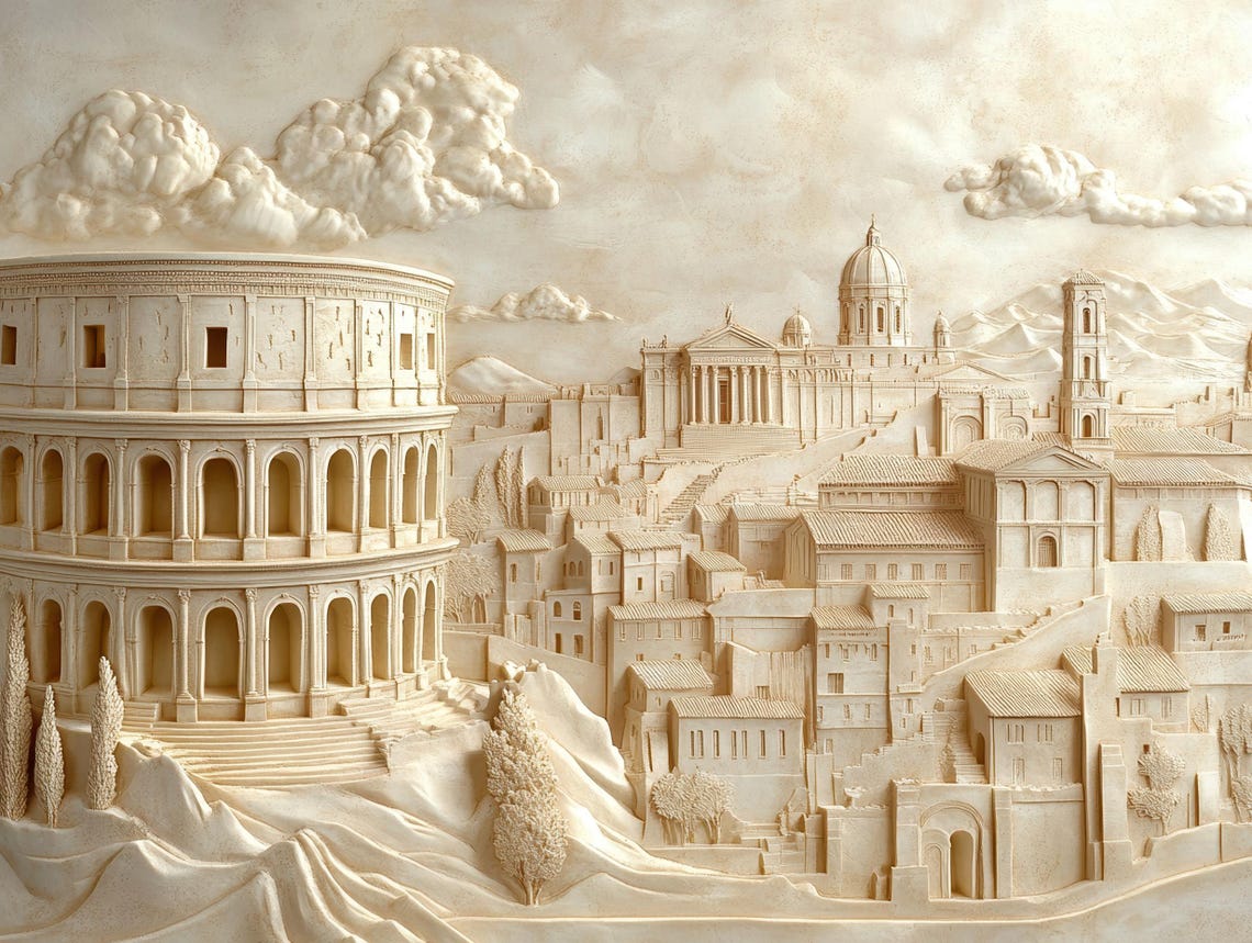 3D Rome Peel and Stick Travel Wallpaper Mural – Removable Classical ...