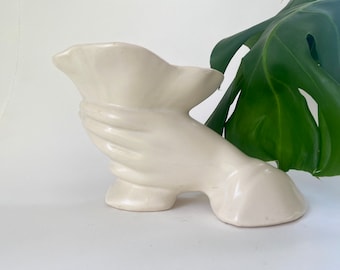 If You Need a Hand Mccoy Vintage Pottery Hand White Vase - Etsy