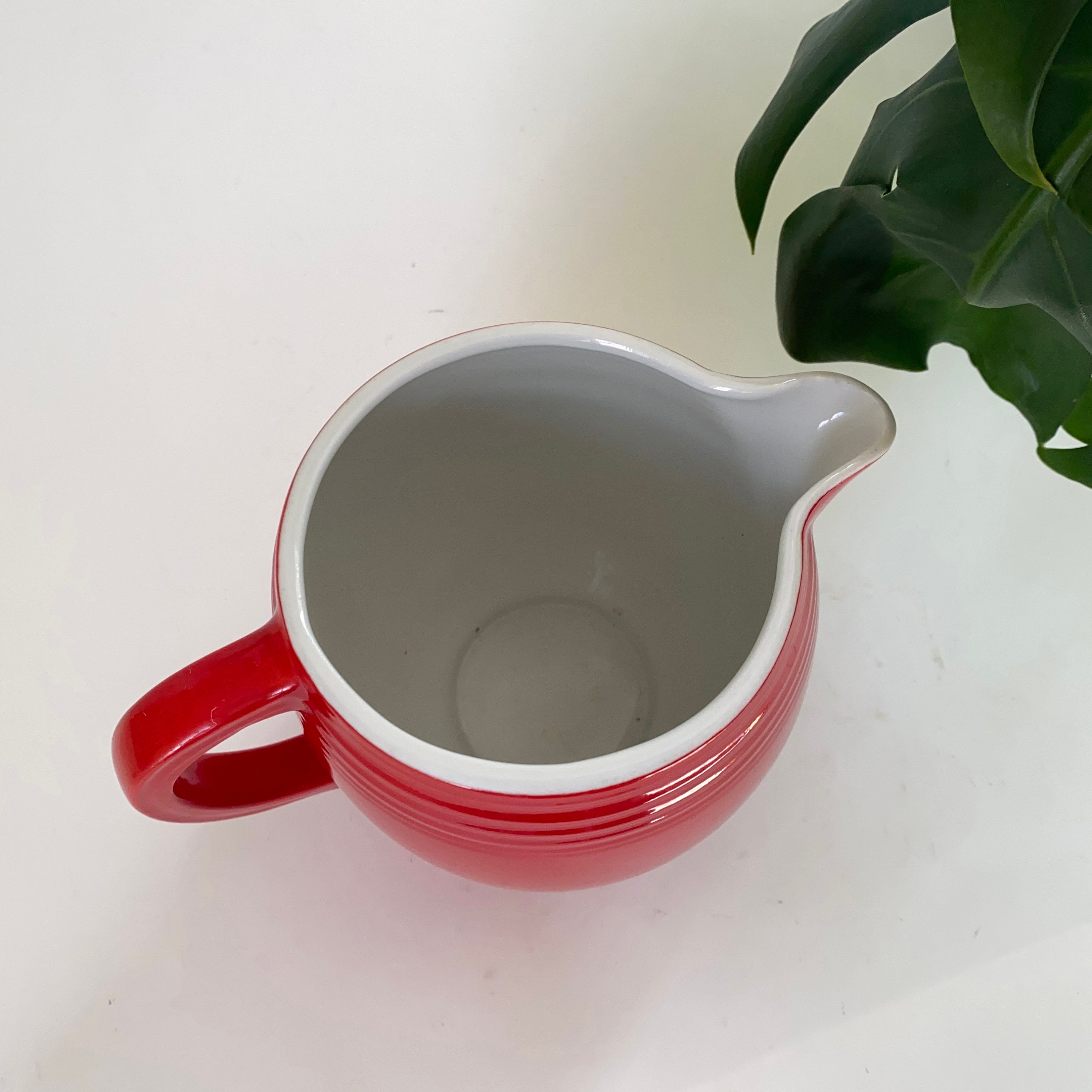 Hall's Superior Chinese Red Sani Grid Small Pitcher - Etsy