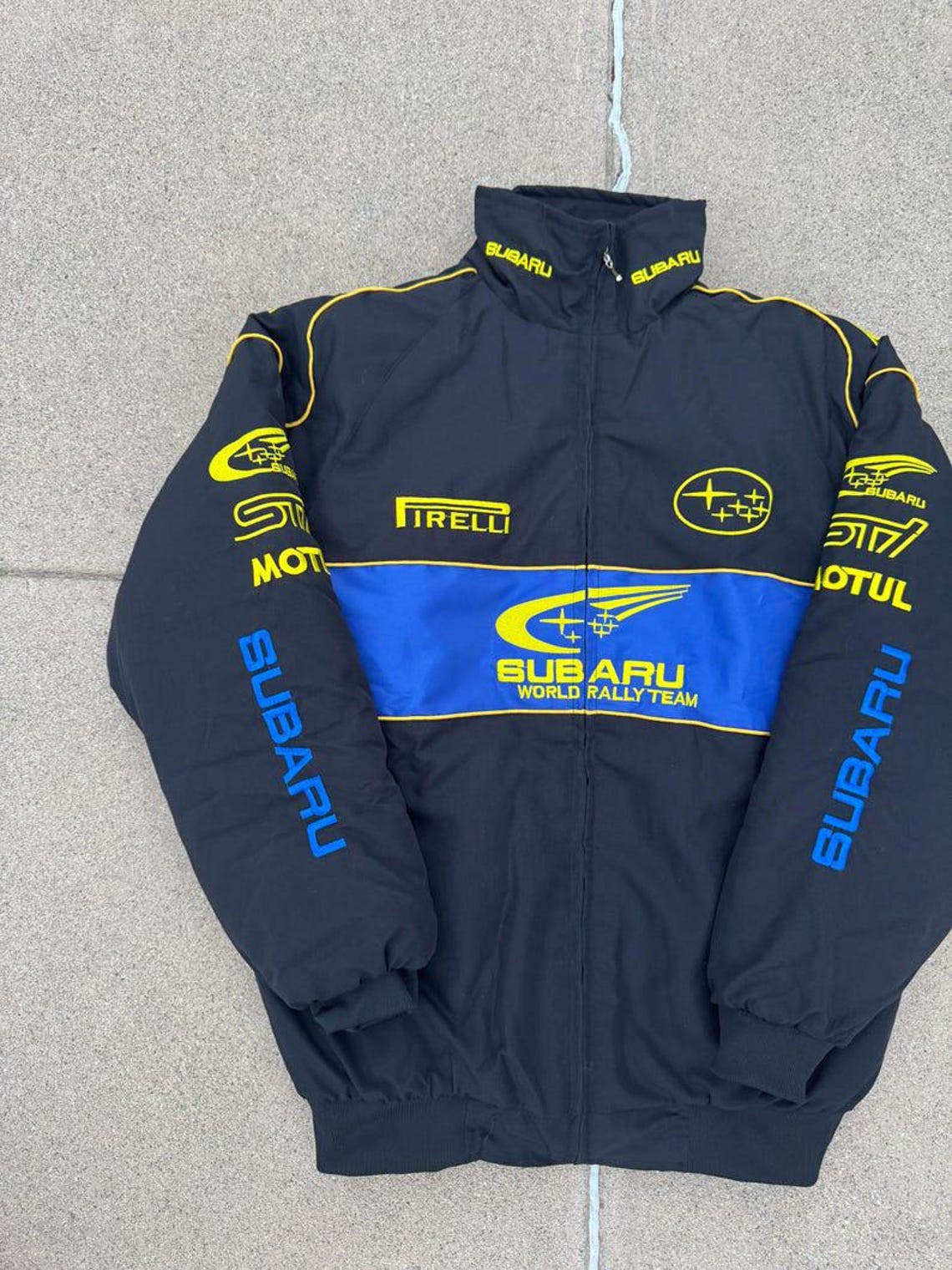 Adult F1 Vintage Racing Jacket Sublimation & Embroidered Cotton Padded ...