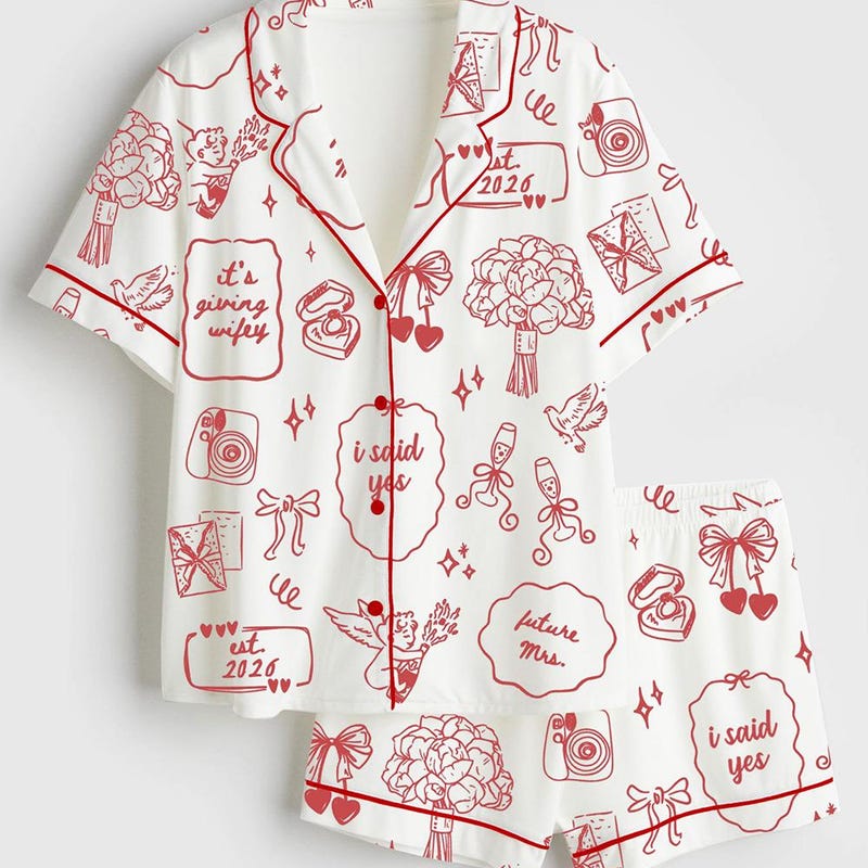 Pjs Engagement Not Satin - Etsy