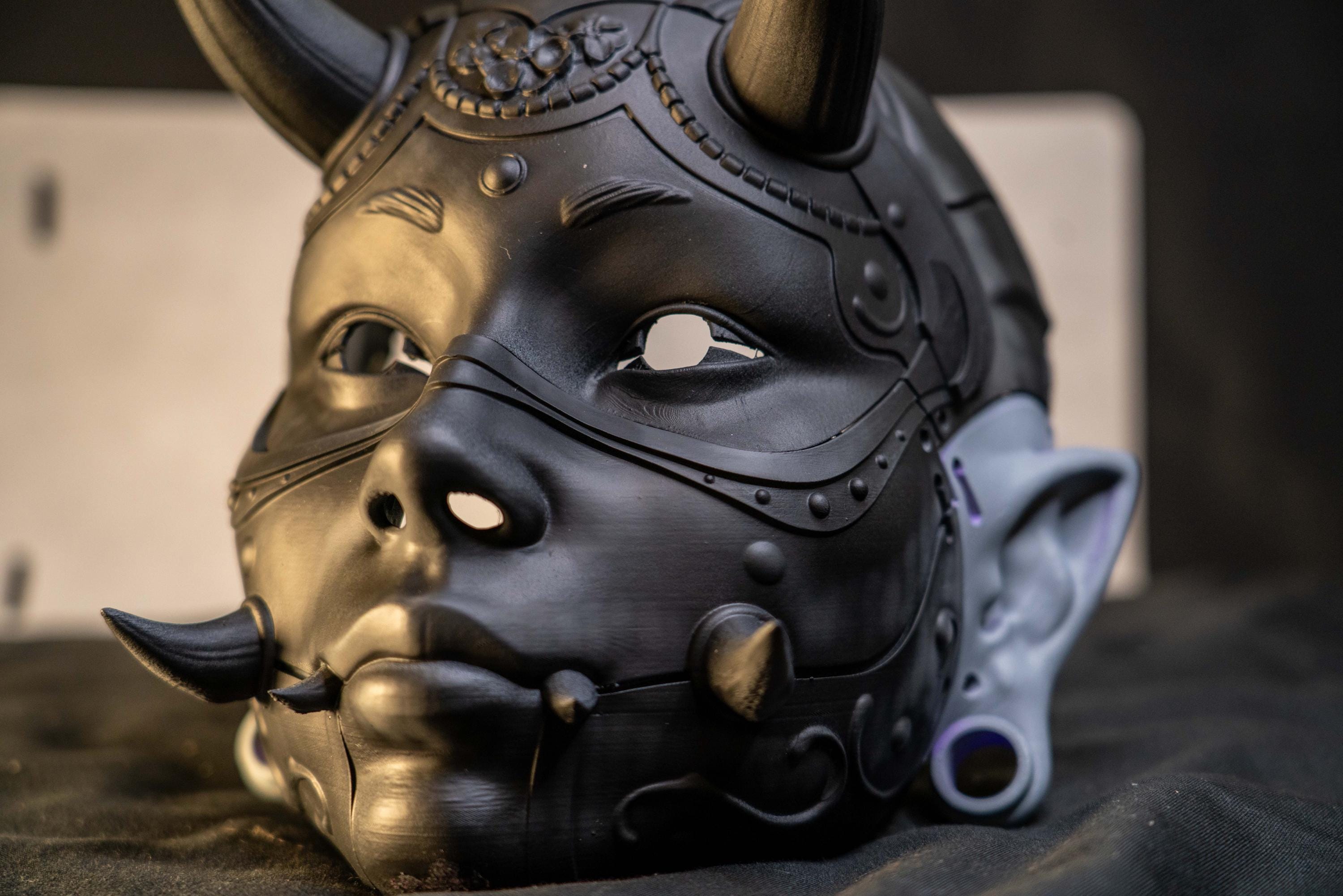 3D Printed Hannya Mask: Wearable Japanese Noh Theater Mask - Etsy