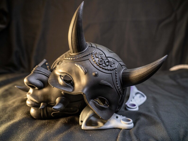 3D Printed Hannya Mask: Wearable Japanese Noh Theater Mask - Etsy