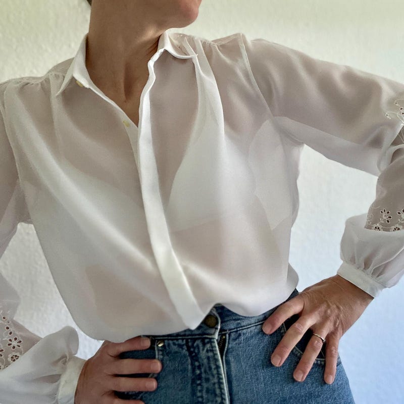 Durchsichtige bluse - Etsy.de