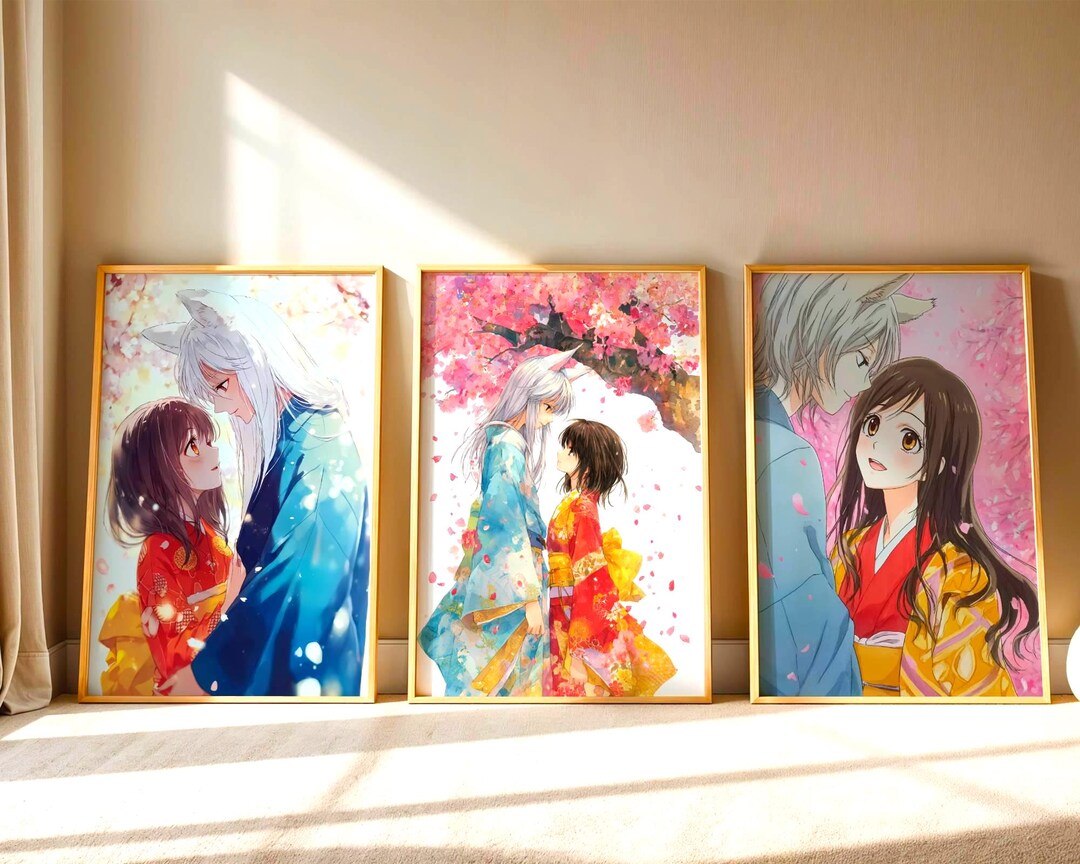 Wall Art Kamisama Kiss Poster Nanami Print Tomoe and Nanami Couple ...