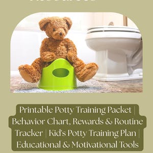 Printable Potty Training Packet | Behavior Chart, Rewards & Routine ...
