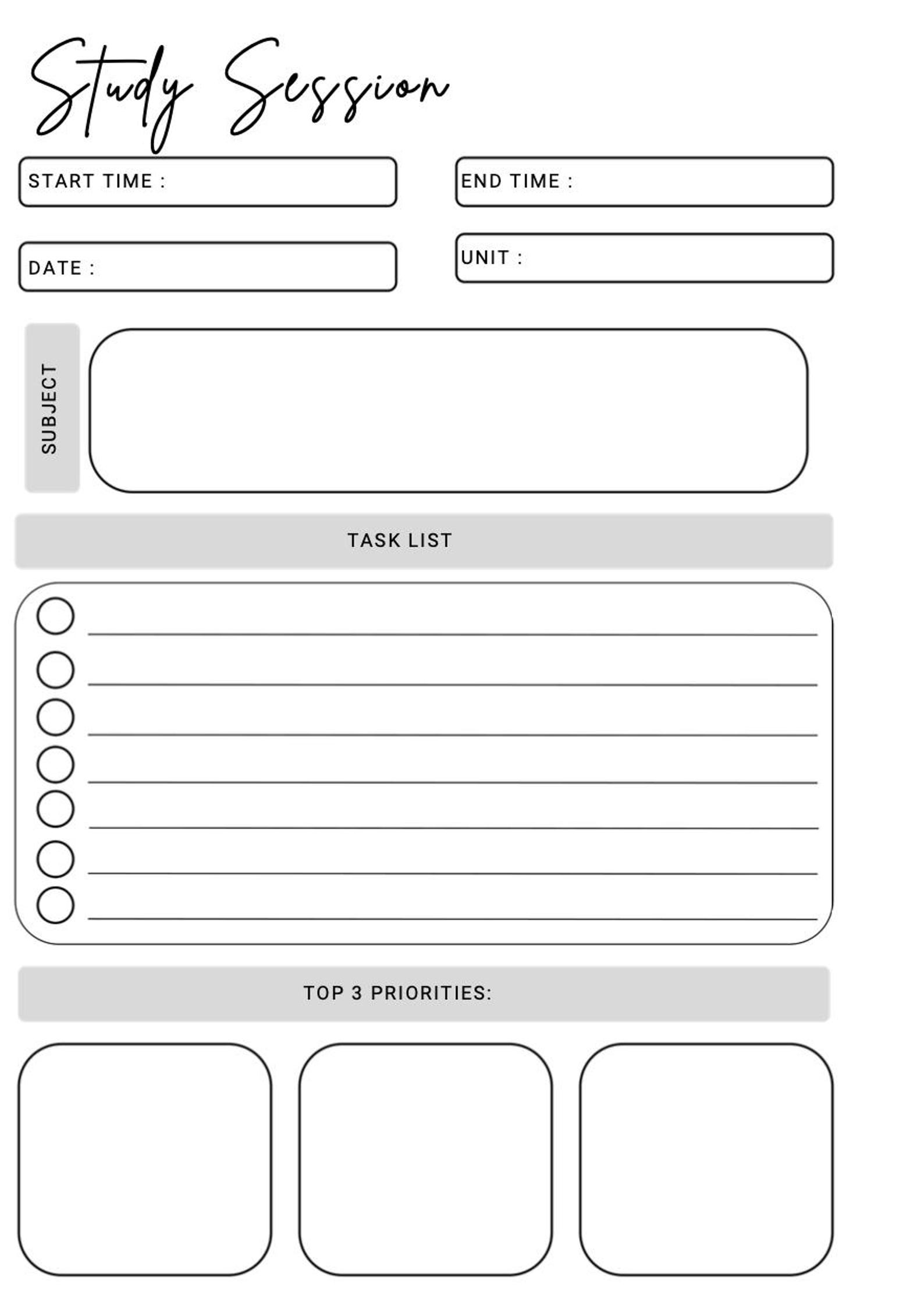 Ultimate 2025 Student Life Planner – 25+ Tools for Study, Self-care ...