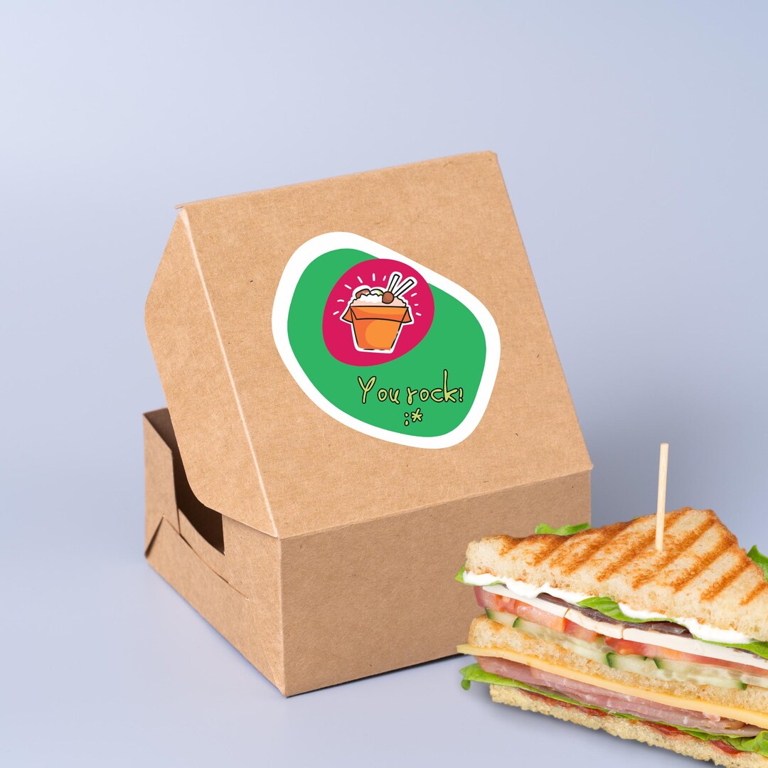 Printable Sandwich Box & Lunch Stickers Kit – Fun DIY Lunch Surprise - Etsy