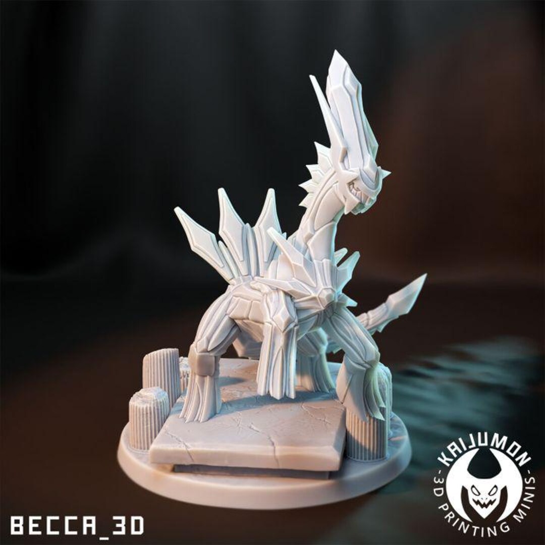 Kaijumon Dialga – Temporal Colossus | 3D Resin Printed Collectible ...