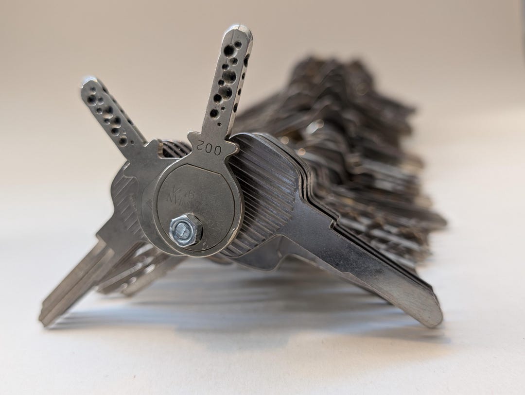 Key Caterpillar Sculpture - Upcycled Metal Art From Vintage Keys - Etsy