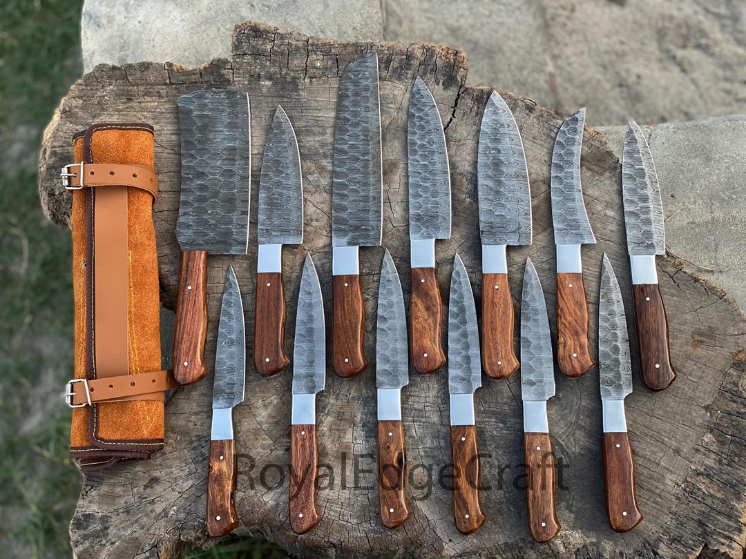 Kitchen Knife Set - Handmade 13 Pieces Kitchen Knife Set, Legendary ...