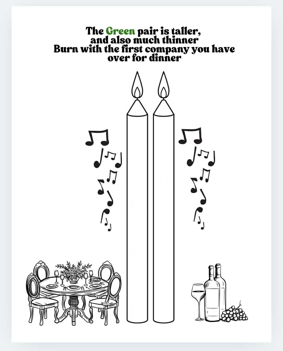 Basket of Candles Poem PDF | Printable Wedding Poem & Coloring Pages ...