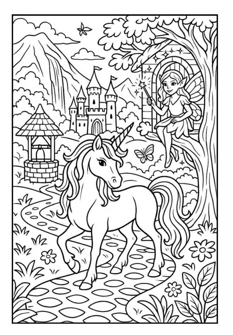 Unicorn Coloring Pages PDF | 3 Printable Unicorn Coloring Sheets ...