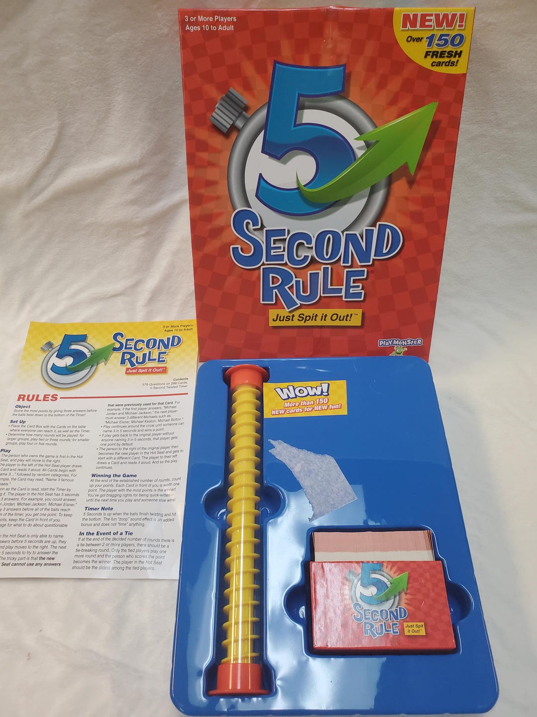 2018 Five Second Rule Game - Etsy