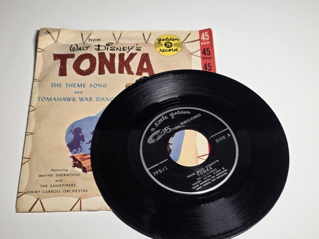 1950s Walt Disney's 'tonka' 45rpm Golden Record - Etsy