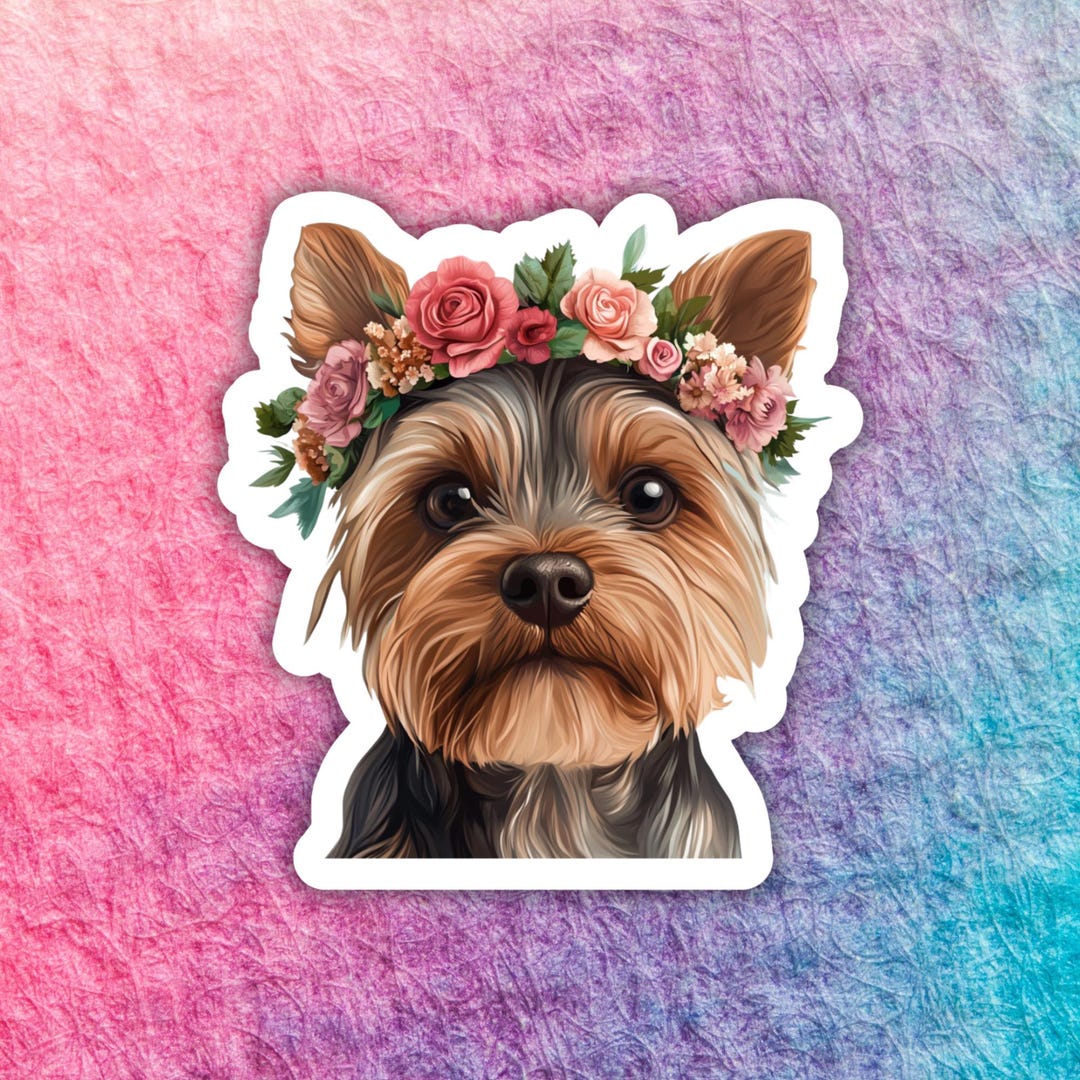 Yorkshire Terrier- Sticker - Etsy