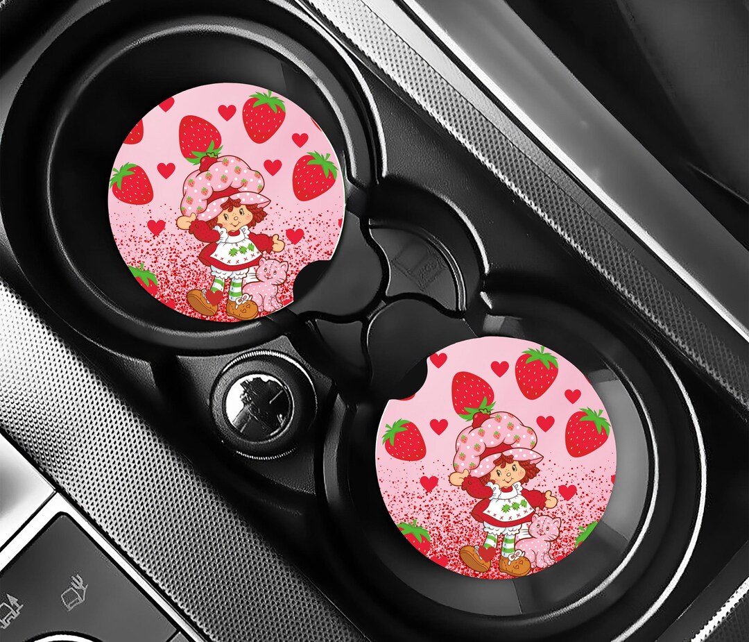Strawberry Shortcake - Car Coaster - Etsy