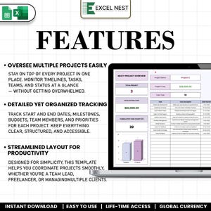 Project Tracker Template: Business Project Management Spreadsheet ...