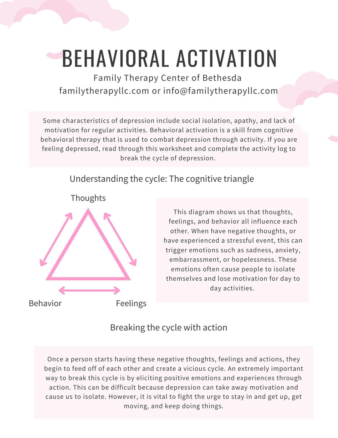 Behavioral Activation - Etsy