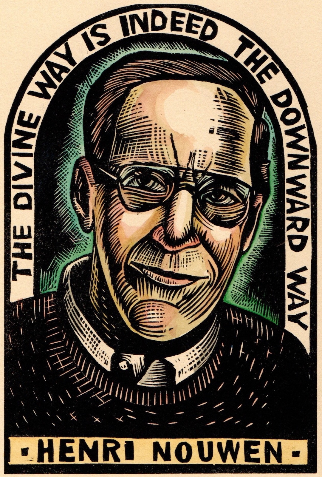 Henri Nouwen Original Art Christian Catholic Writer - Etsy