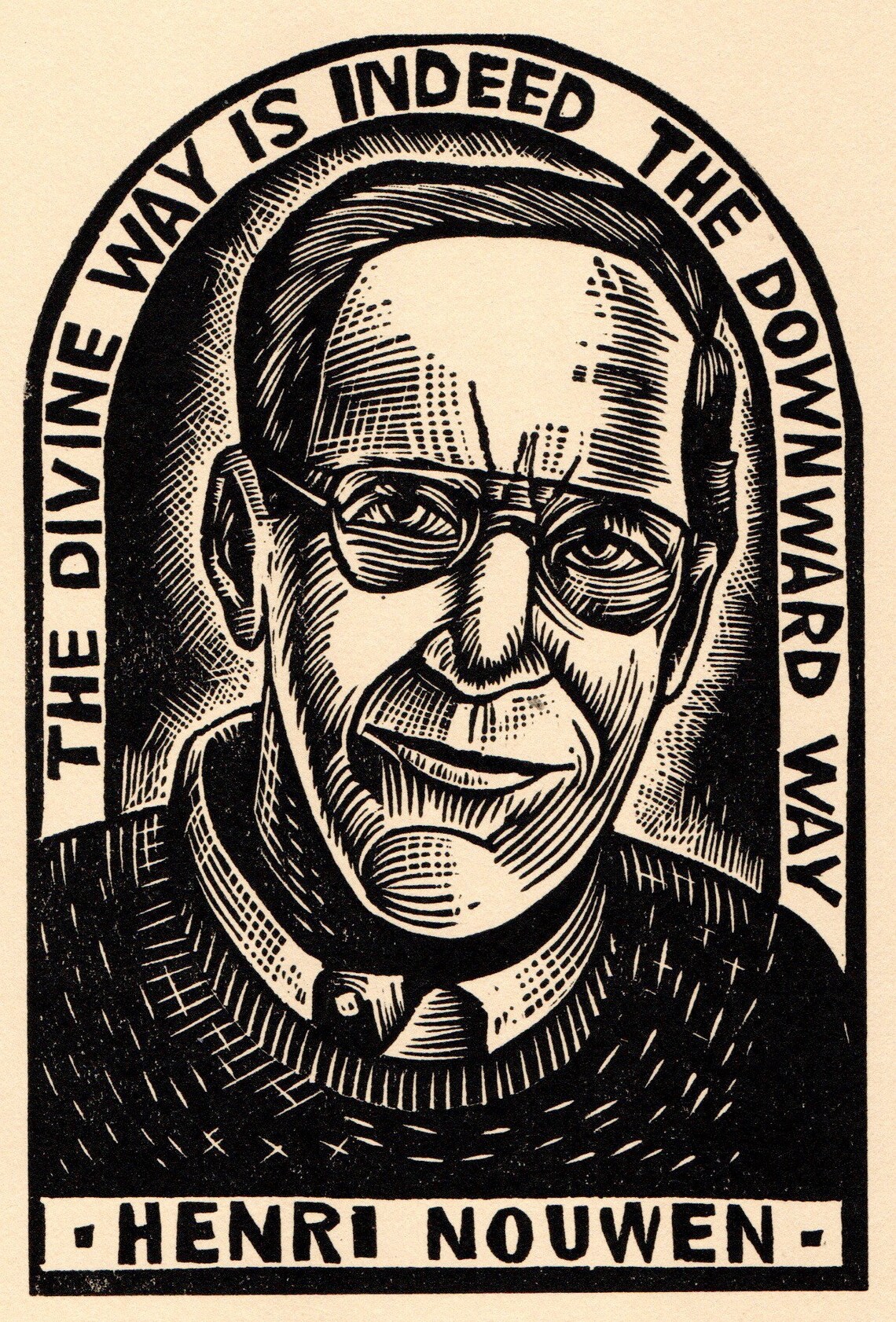 Henri Nouwen Original Art Christian Catholic Writer | Etsy