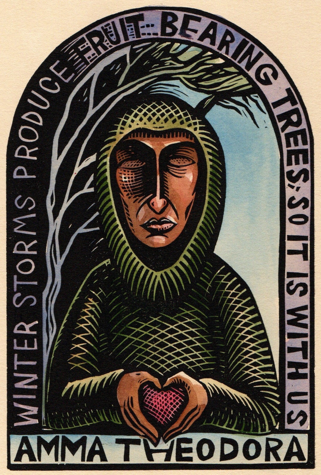 Amma Theodora Christian Coptic Desert Mothers - Etsy