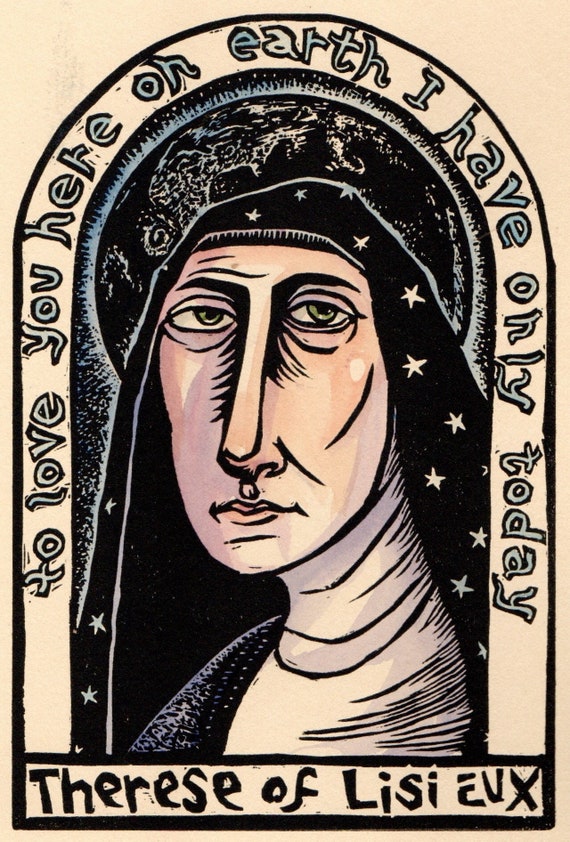 Saint Therese of Lisieux Icon Doctor of the Church Mystic - Etsy