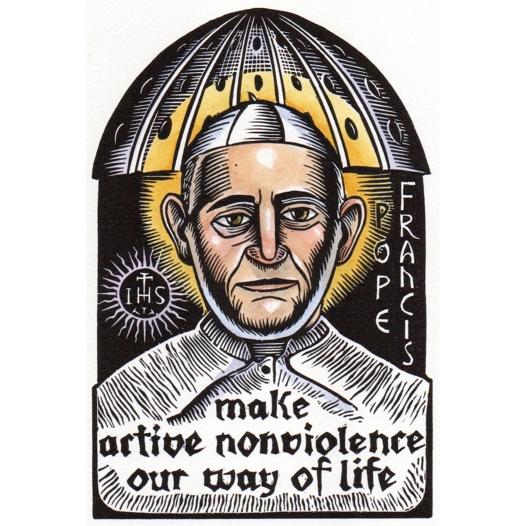 Pope Francis Icon of Peace - Etsy