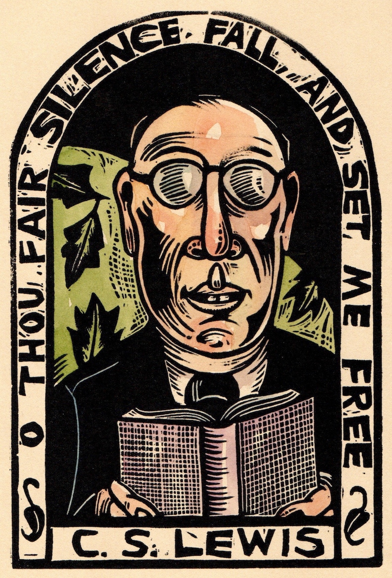 C.S. Lewis Writer Theologian Icon - Etsy
