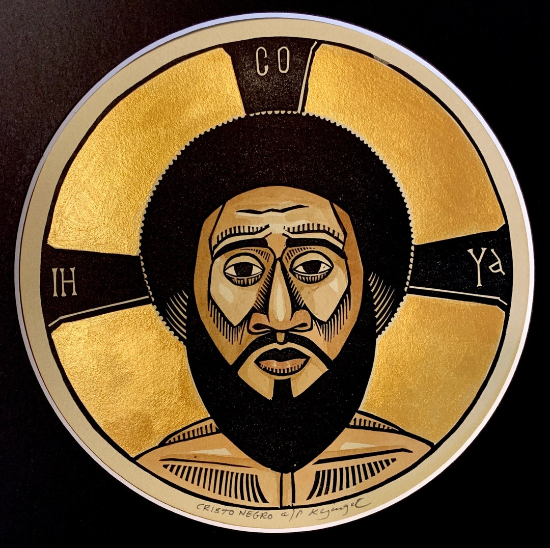 Black Christ Icon - Etsy