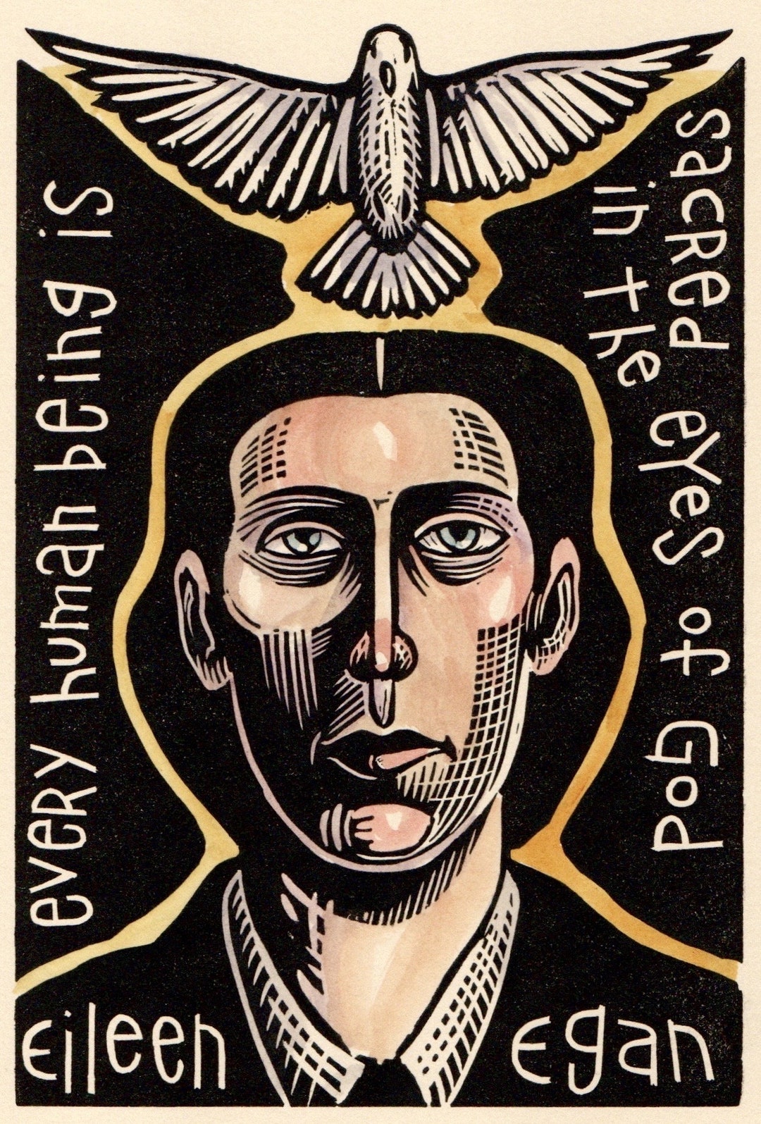 Eileen Egan Original Icon Pax Christi USA - Etsy