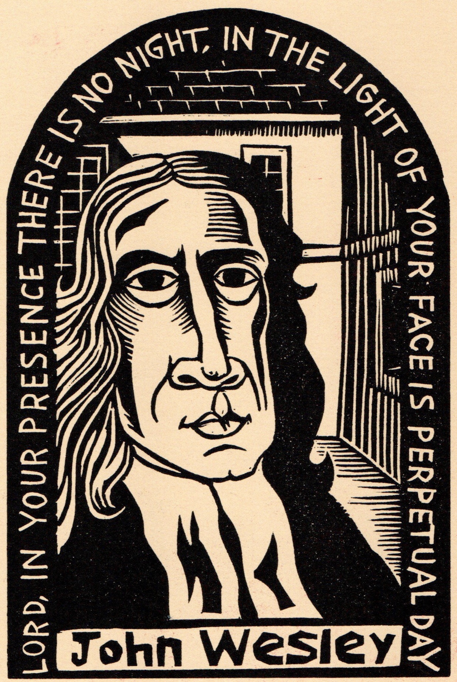 John Wesley Methodist Founder of Methodism Original Block | Etsy