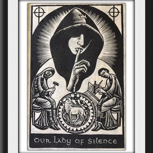 Our Lady of Silence Knock Ave Maria Blessed Mary Lamb of God | Etsy