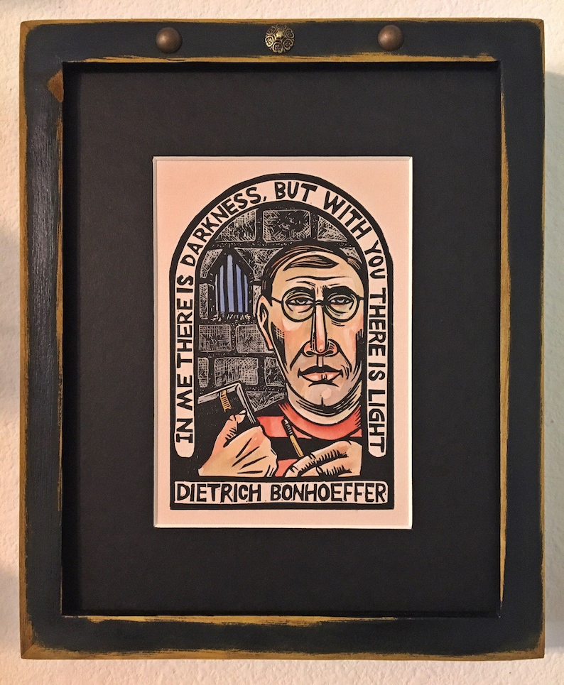 Dietrich Bonhoeffer Original Handmade Art Block Print - Etsy