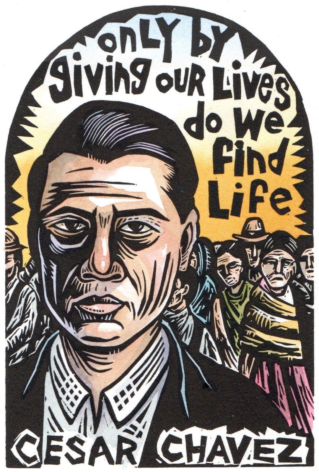 Cesar Chavez Icon - Etsy